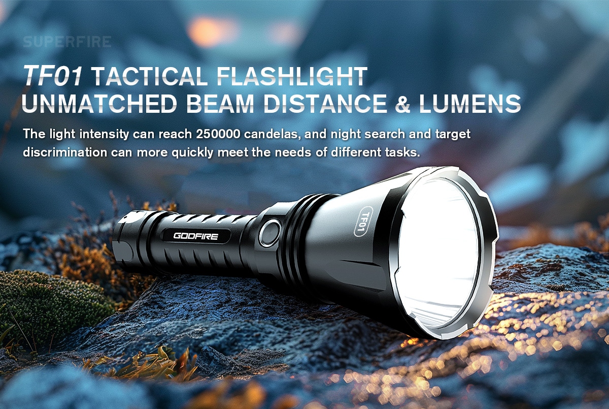 High Performance | High Quality | High End Flashlight | GODFIRE | SUPERFIRE