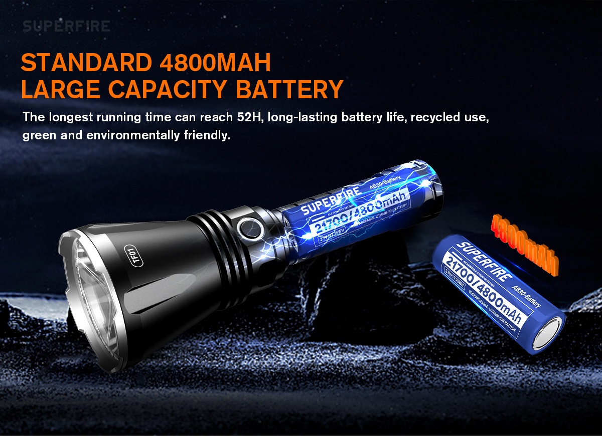 High Performance | High Quality | High End Flashlight | GODFIRE | SUPERFIRE