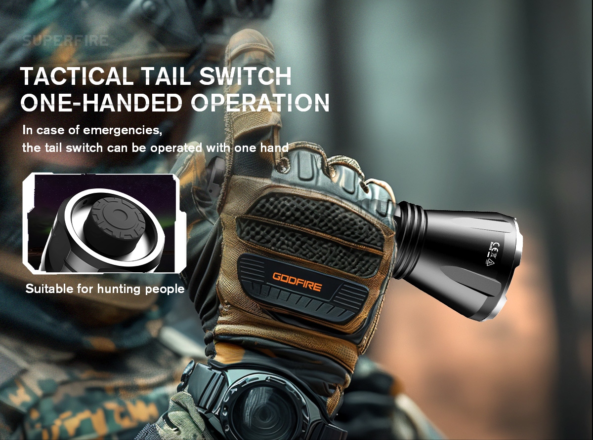 High Performance | High Quality | High End Flashlight | GODFIRE | SUPERFIRE