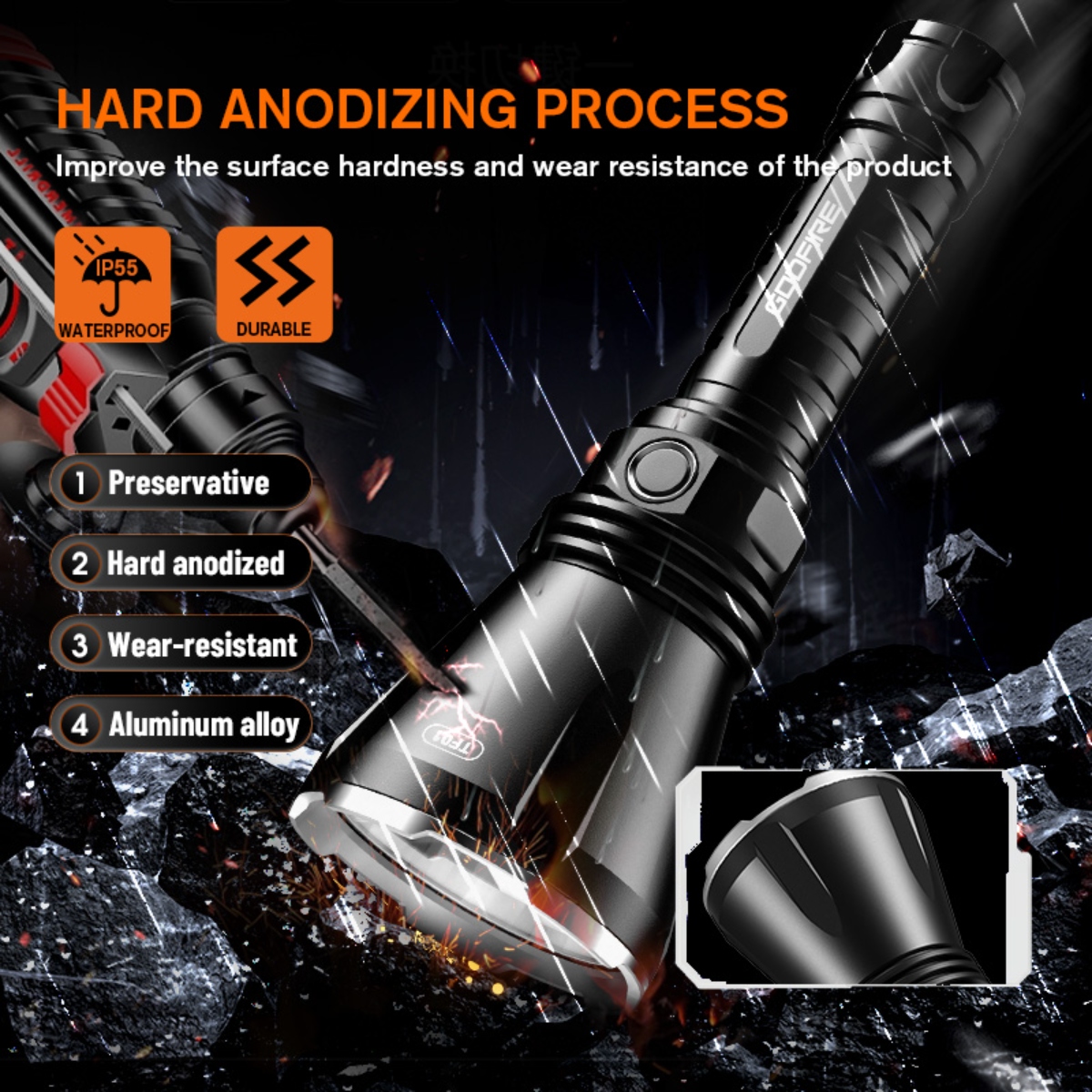 High Performance | High Quality | High End Flashlight | GODFIRE | SUPERFIRE